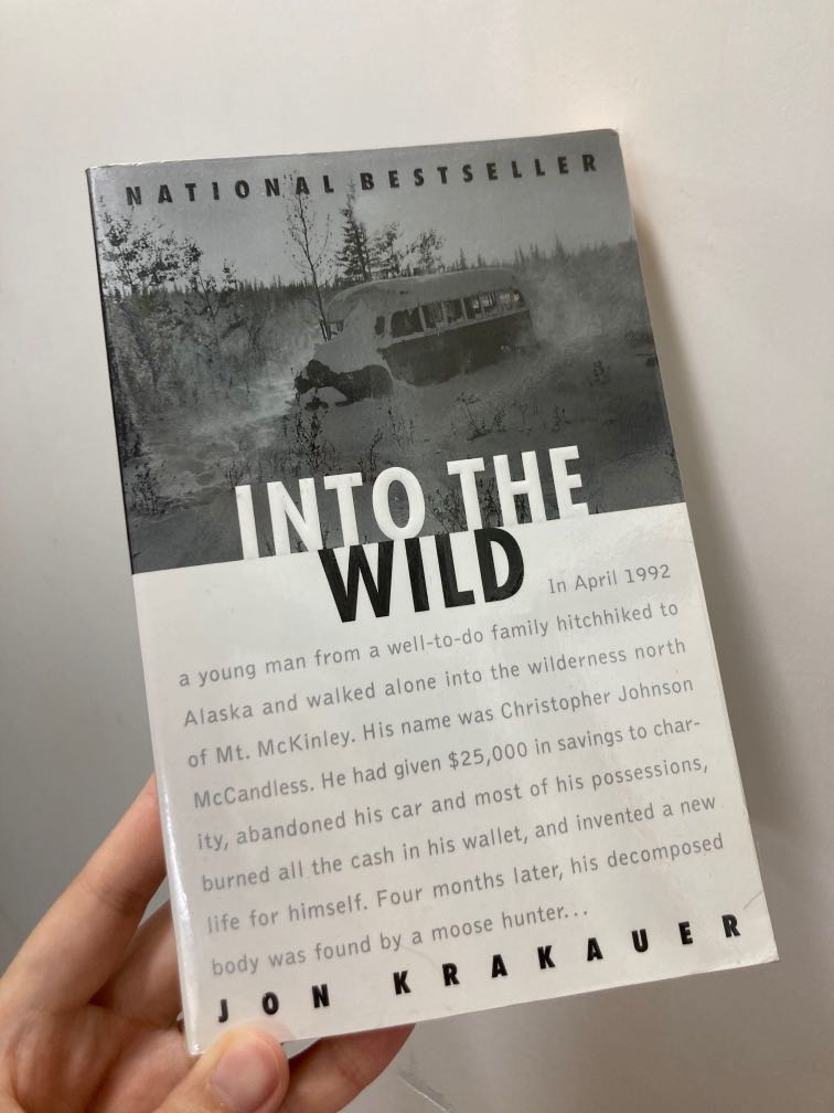 Into the wild by Jon Krakauer, 興趣及遊戲, 書本 & 文具, 小說 & 故事書 on Carousell