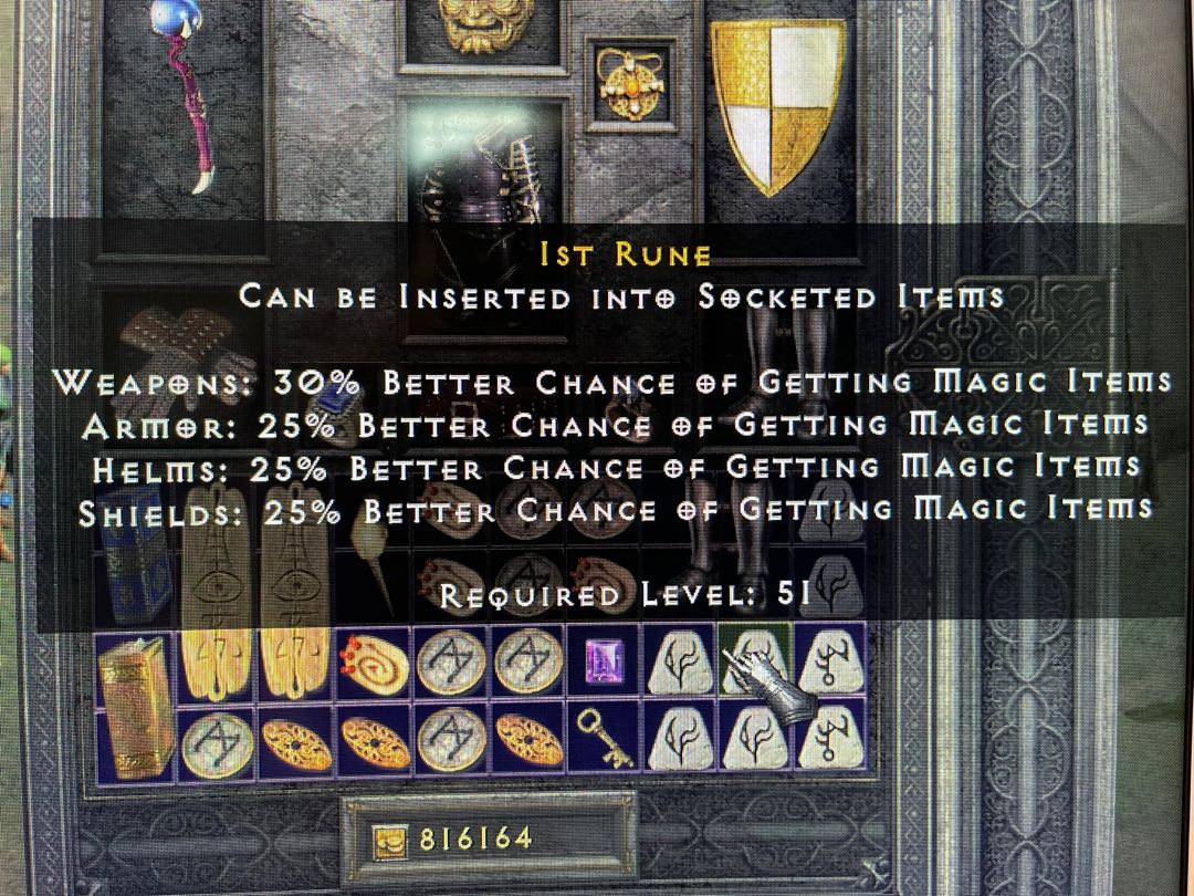 Ist rune - D2R, Video Gaming, Gaming Accessories, In-Game Products on ...