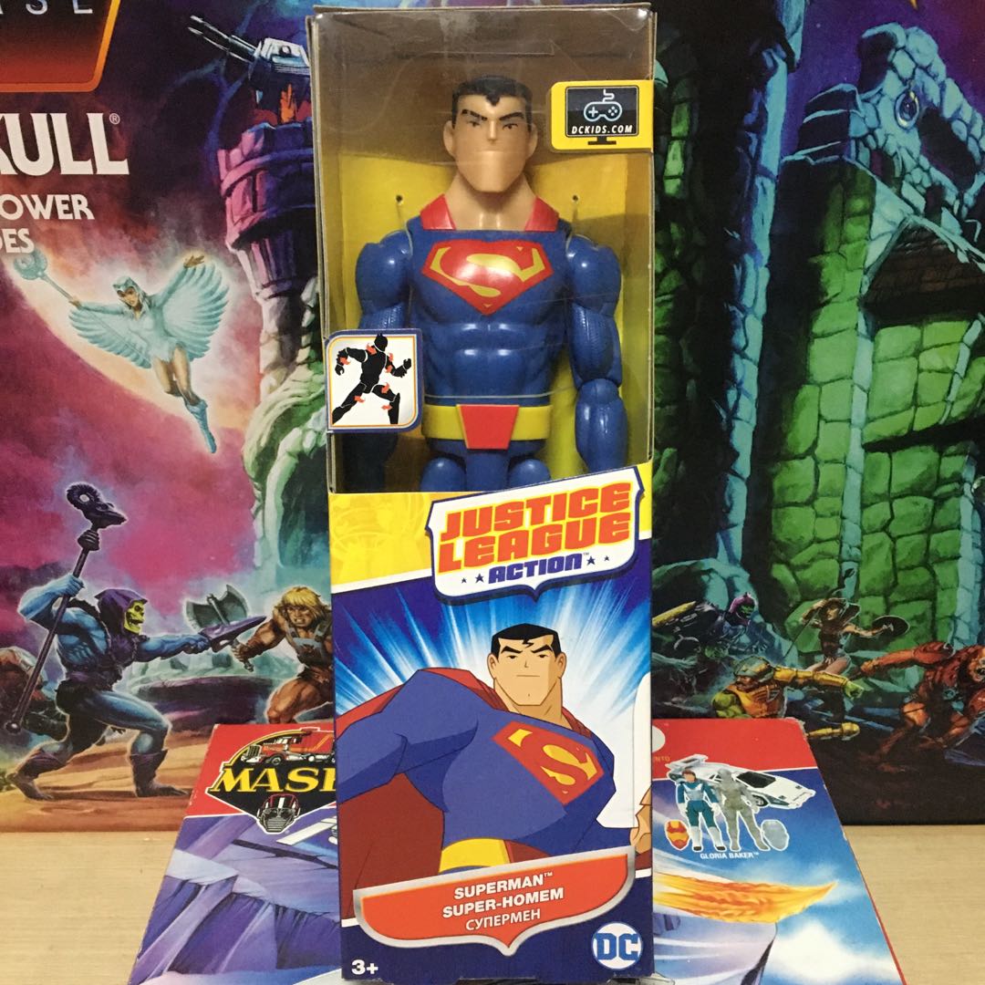 JUSTICE LEAGUE ACTION SUPERMAN 12 INCH POSEABLE ACTION FIGURE, Hobbies ...