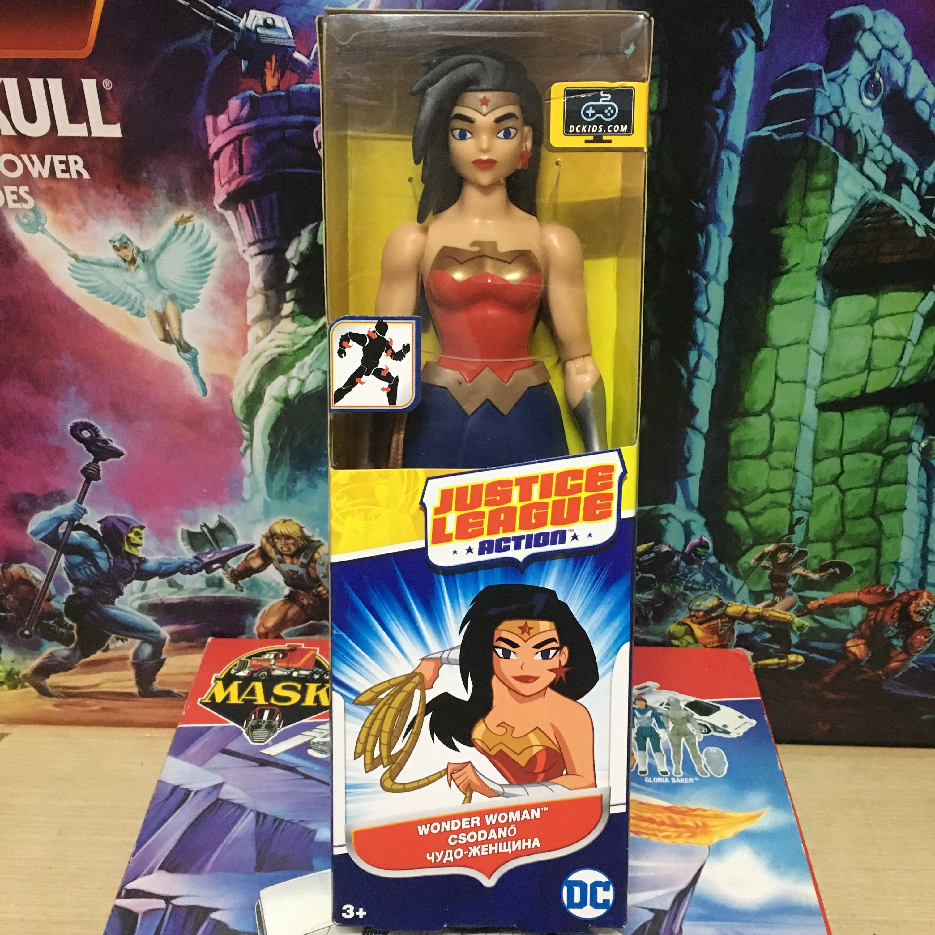 JUSTICE LEAGUE ACTION WONDER WOMAN 12 INCH POSEABLE ACTION FIGURE ...