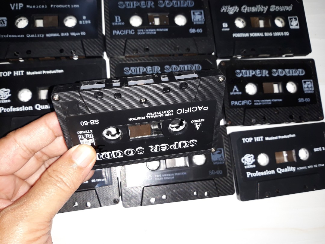 Kaset hitam trpakai utk DUBBING 10 pcs, Hobbies & Toys, Music & Media ...