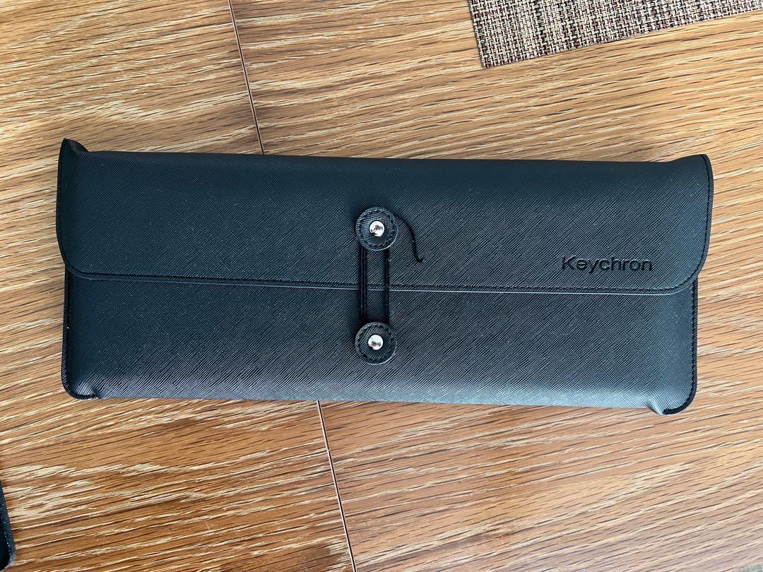 Keychron K3 V2 White Backlight with Leather Keychron Carrying Case ...