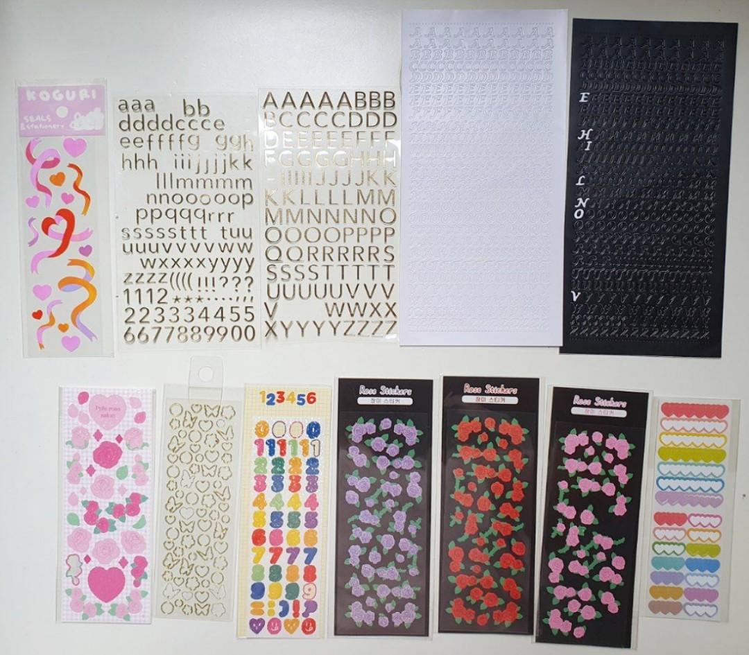 korean sticker sale! | cheap sticker sheet authentic deco toploader ...