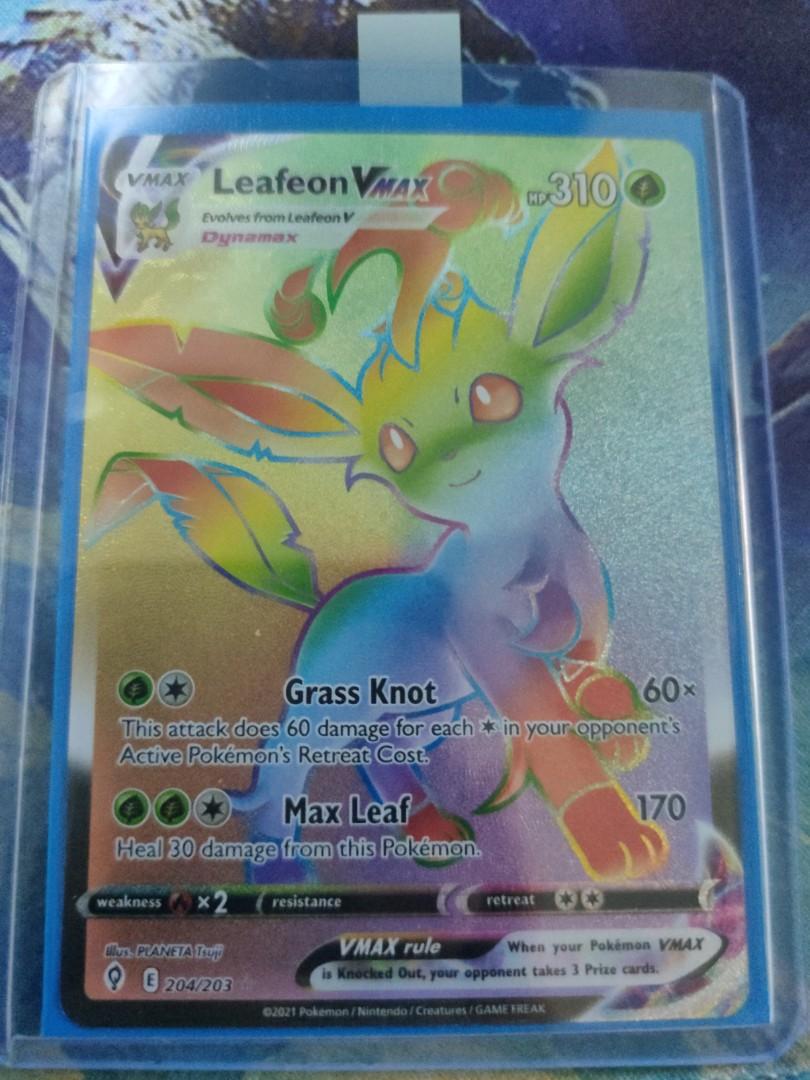 Leafeon Vmax, Hobbies & Toys, Toys & Games on Carousell