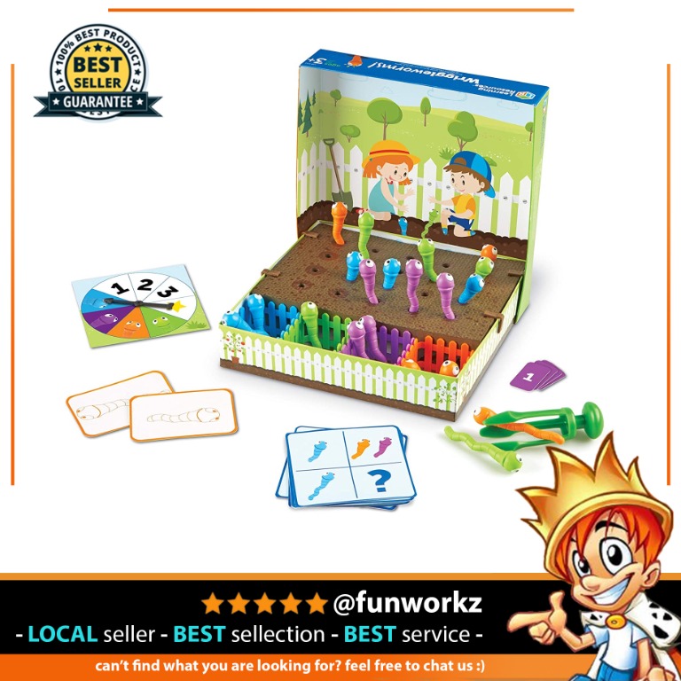 Learning Resources Fine Motor Worms Activity Set (47 Piece),Multi ...