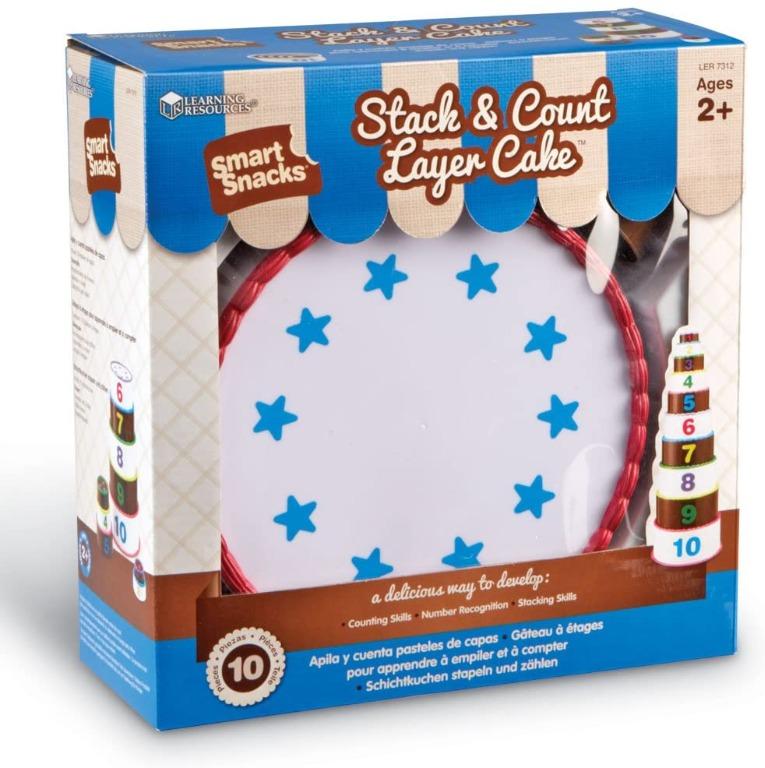 Learning Resources Smart Snacks Stack and Count Layer Cake,5",Multi-color, Babies & Kids, Infant ...
