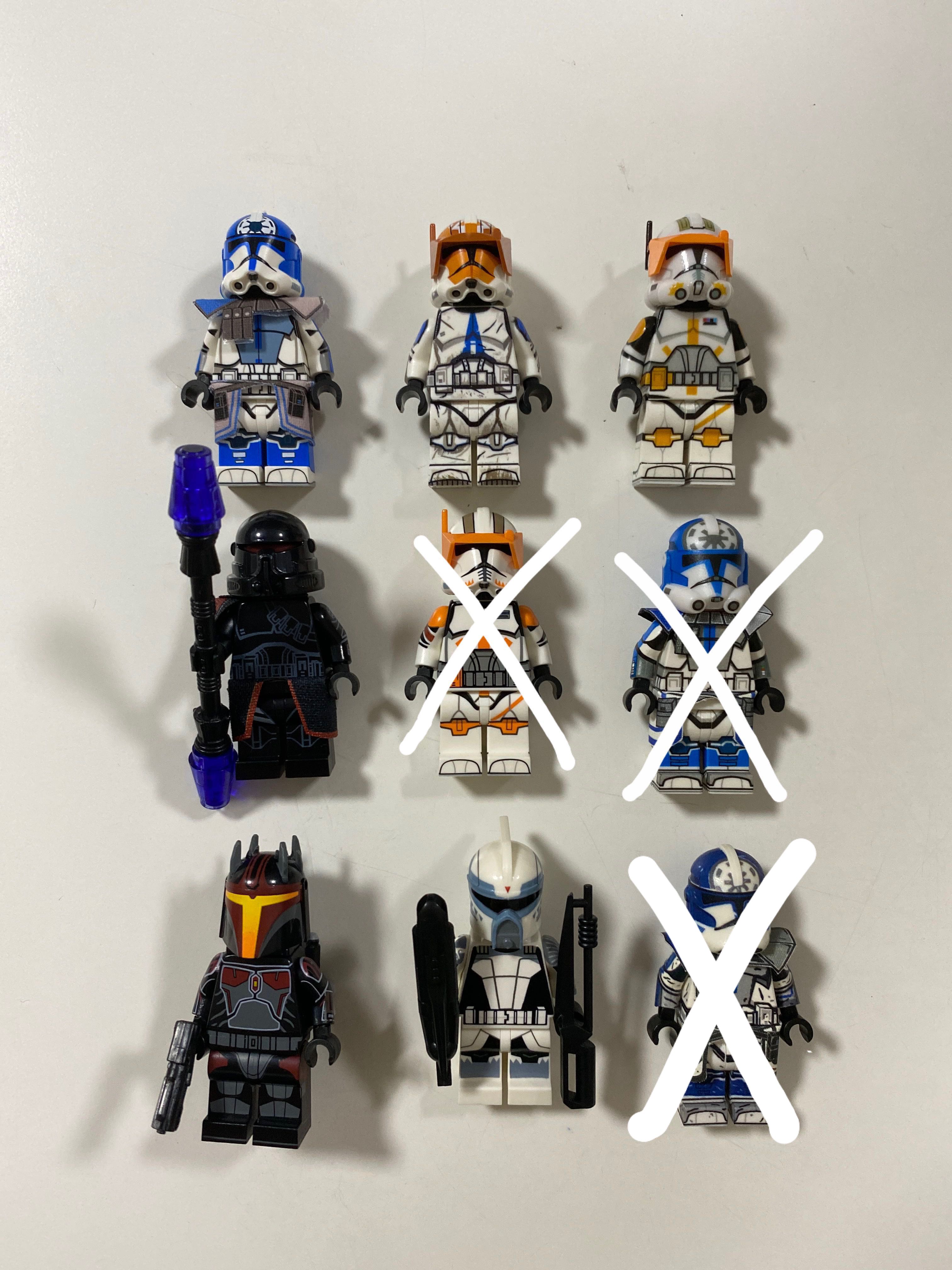 LEGO Star Wars Clone Army Customs and Brickcantina ARC Jesse, Purge ...