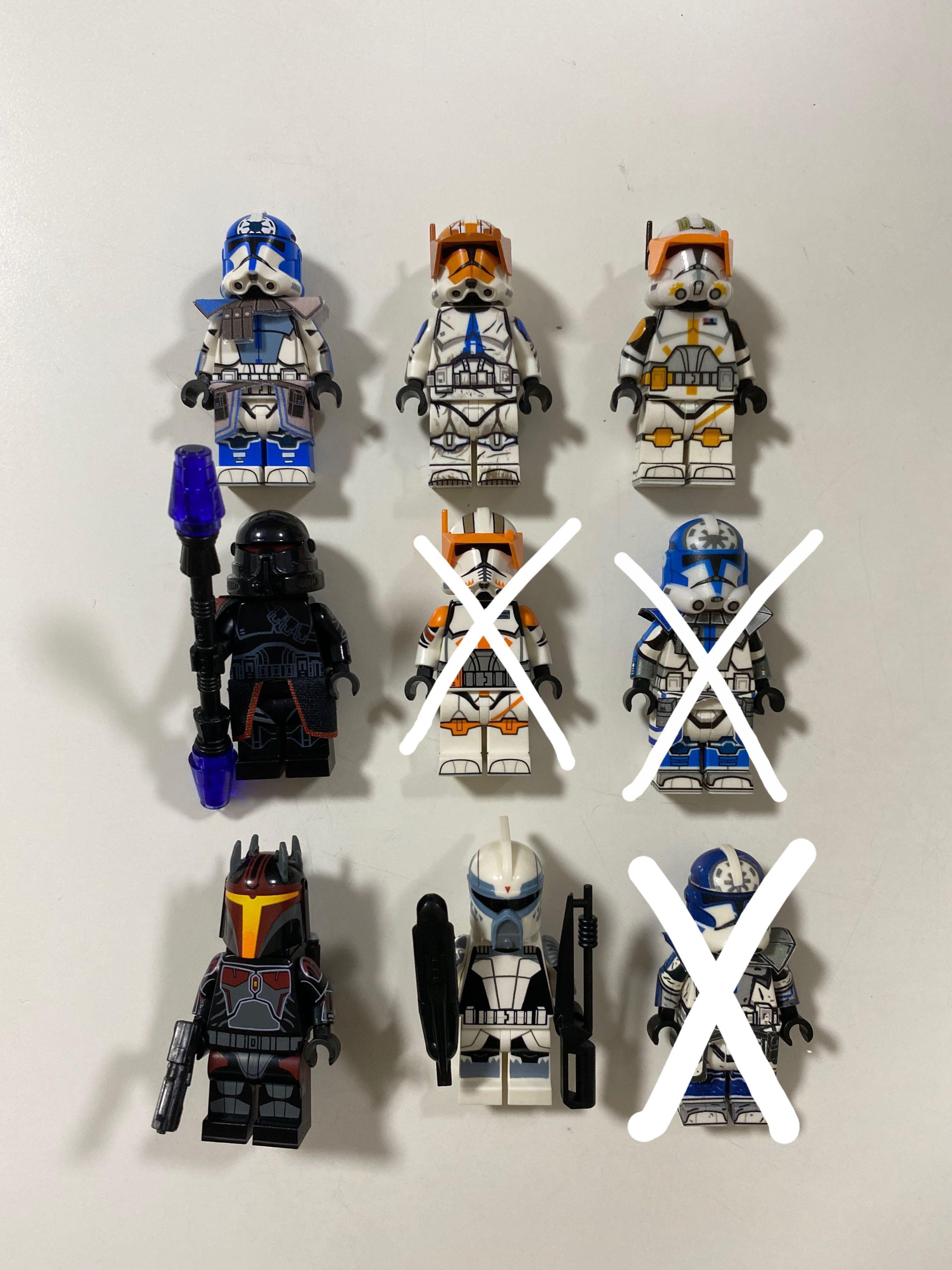 LEGO Star Wars Clone Army Customs and Brickcantina ARC Jesse, Purge ...