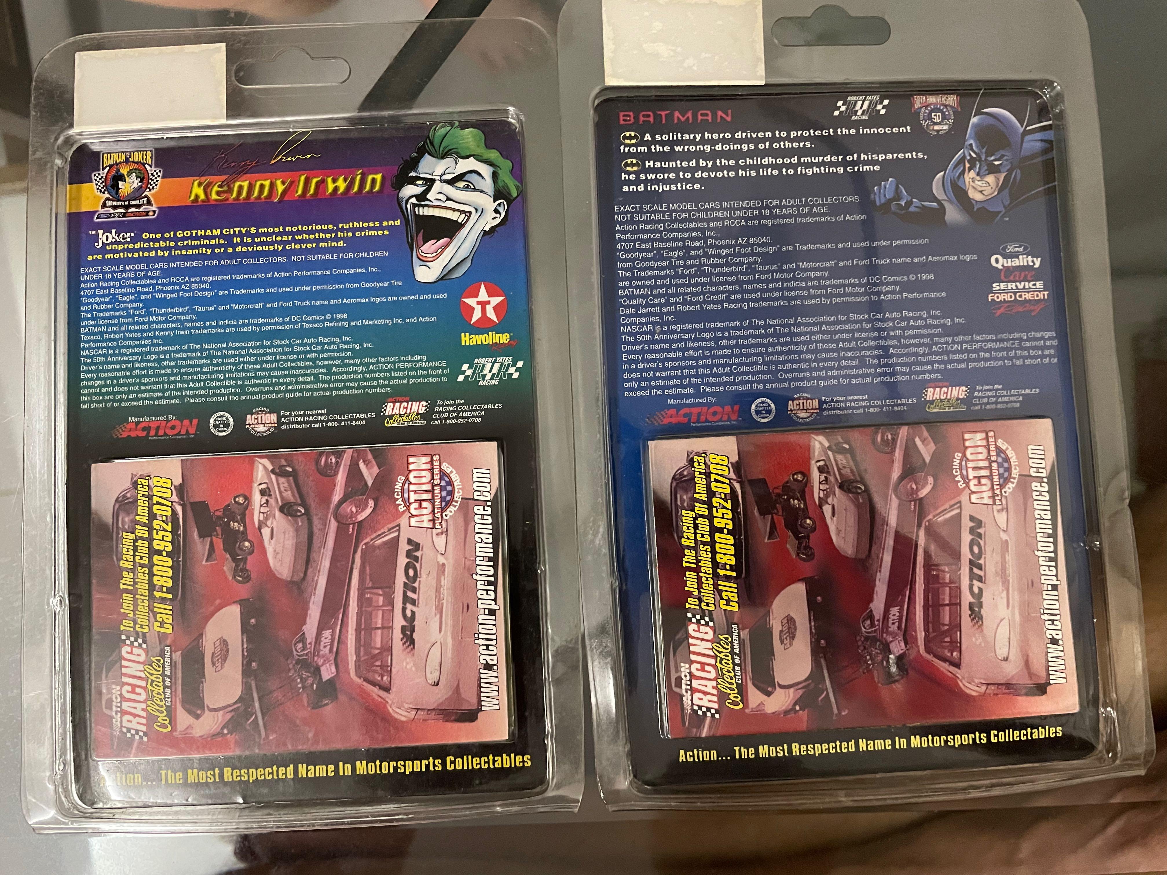 Limited Edition ‘Batman and Joker’ Nascar Race Car Model, Hobbies ...