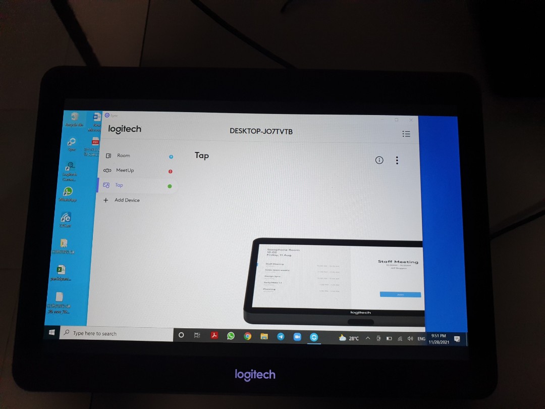 logitech tap, Computers & Tech, Office & Business Technology on Carousell