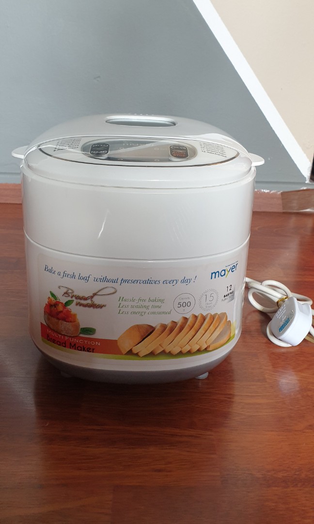MAYER MMBM10 BREAD MAKER, TV & Home Appliances, Kitchen Appliances ...