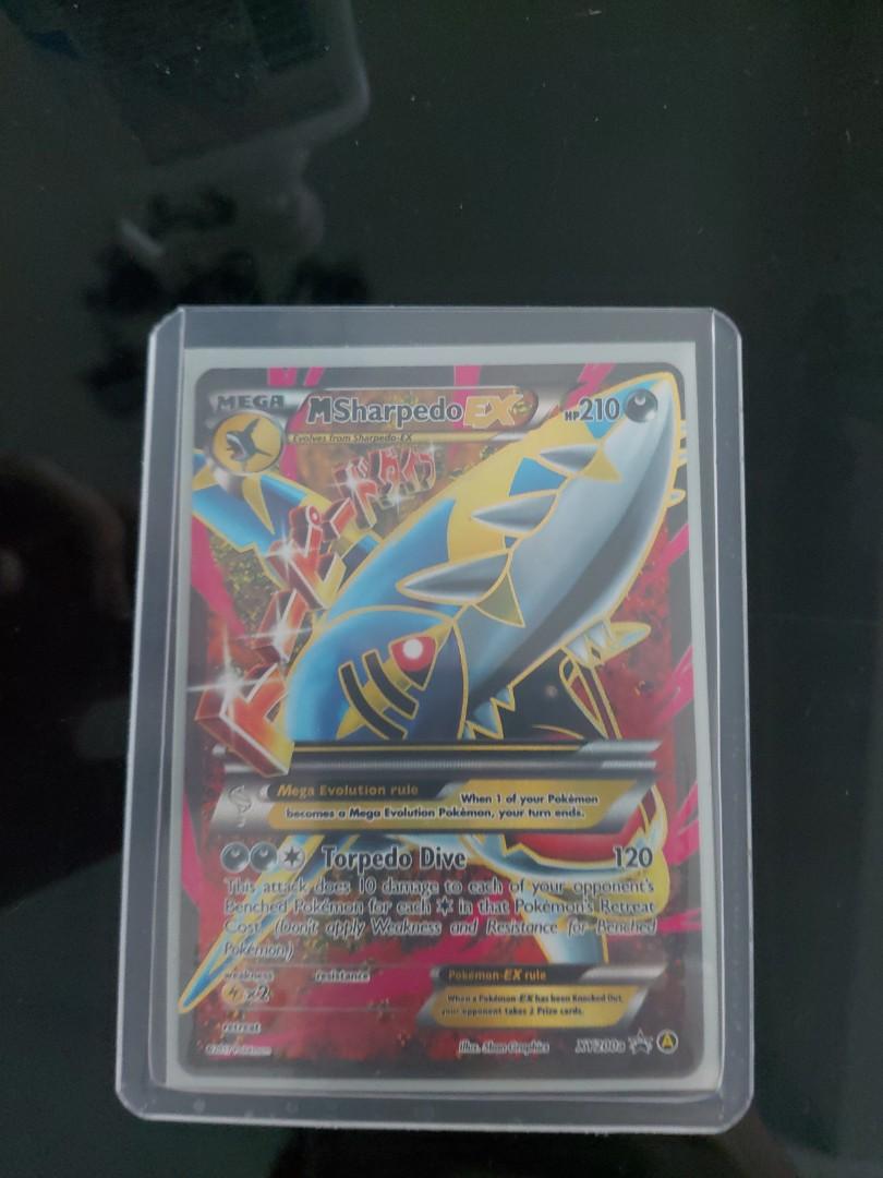 Mega Sharpedo EX XY200a black star promo pokemon card, Hobbies & Toys ...