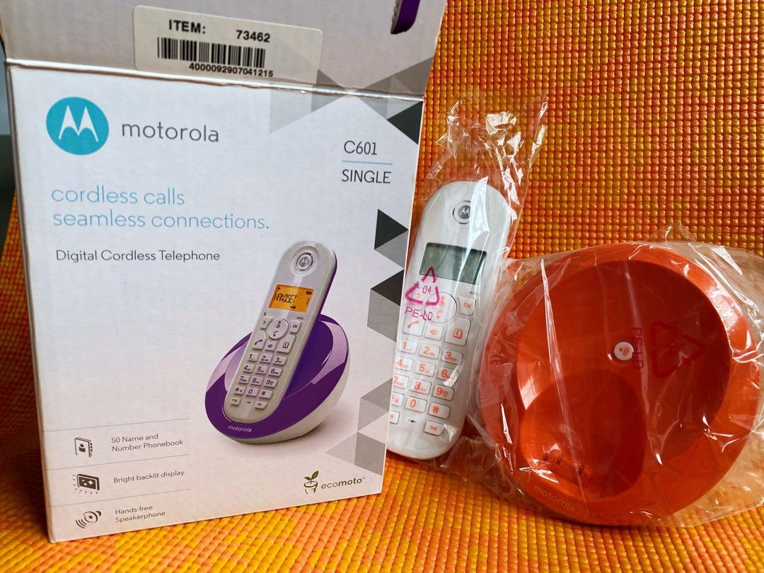 Motorola C601 cordless phone, Mobile Phones & Gadgets on Carousell