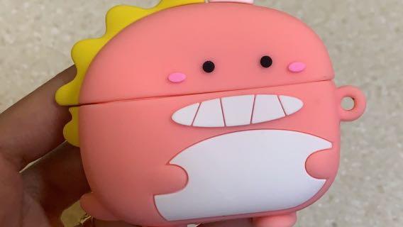 (New) Case Airpods cute little dinosaur hard cover for airpod 2, Mobile ...