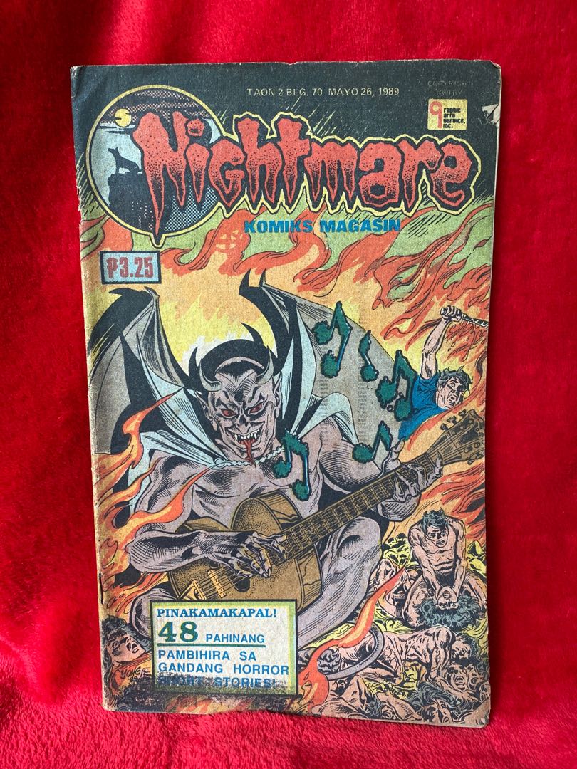 Nightmare Komiks #70 Philippines Horror Tagalog Comics Short Ended ...