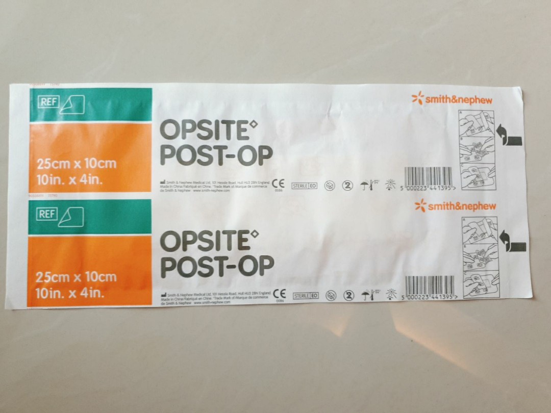 Opsite Post Op 25cm x 10cm, Health & Nutrition, Medical Supplies ...