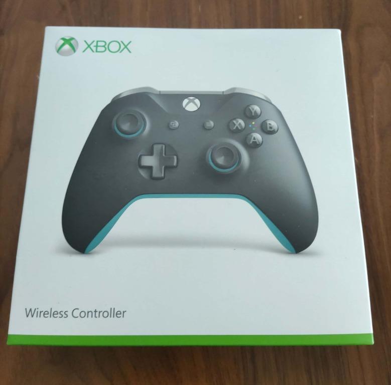 Original Microsoft Xbox One Wireless Controller (Grey-Blue), Video ...