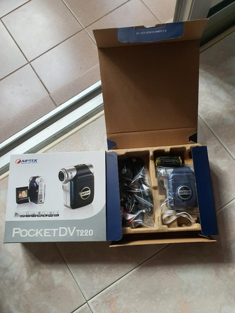 Pocket DV T220 Aiptek, Photography, Video Cameras on Carousell