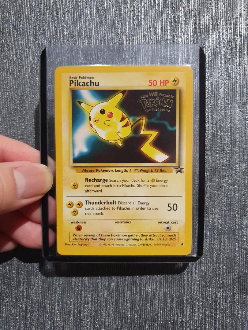 Pokemon TCG Pokemon The First Movie Pikachu Wizards Black Star Promo ...