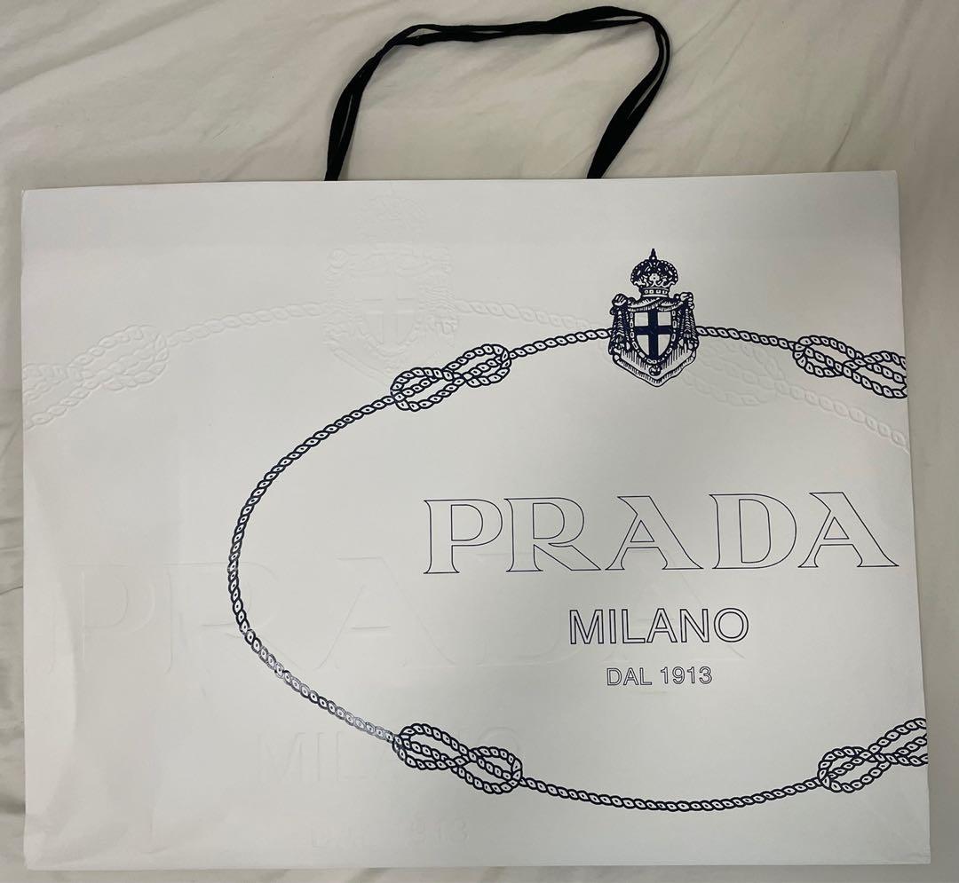 Prada Empty Box (Large) & Paper Bag, Men's Fashion, Watches ...