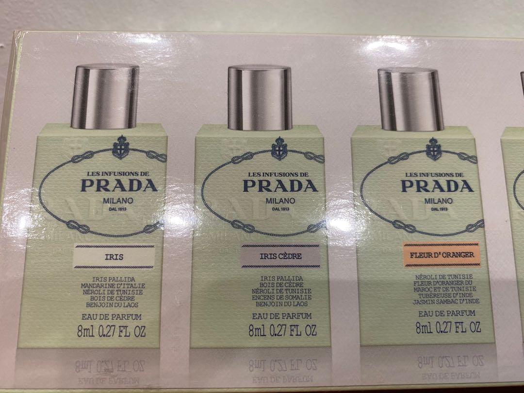 Prada Perfume Miniature set 8mlx7, Beauty & Personal Care, Fragrance ...