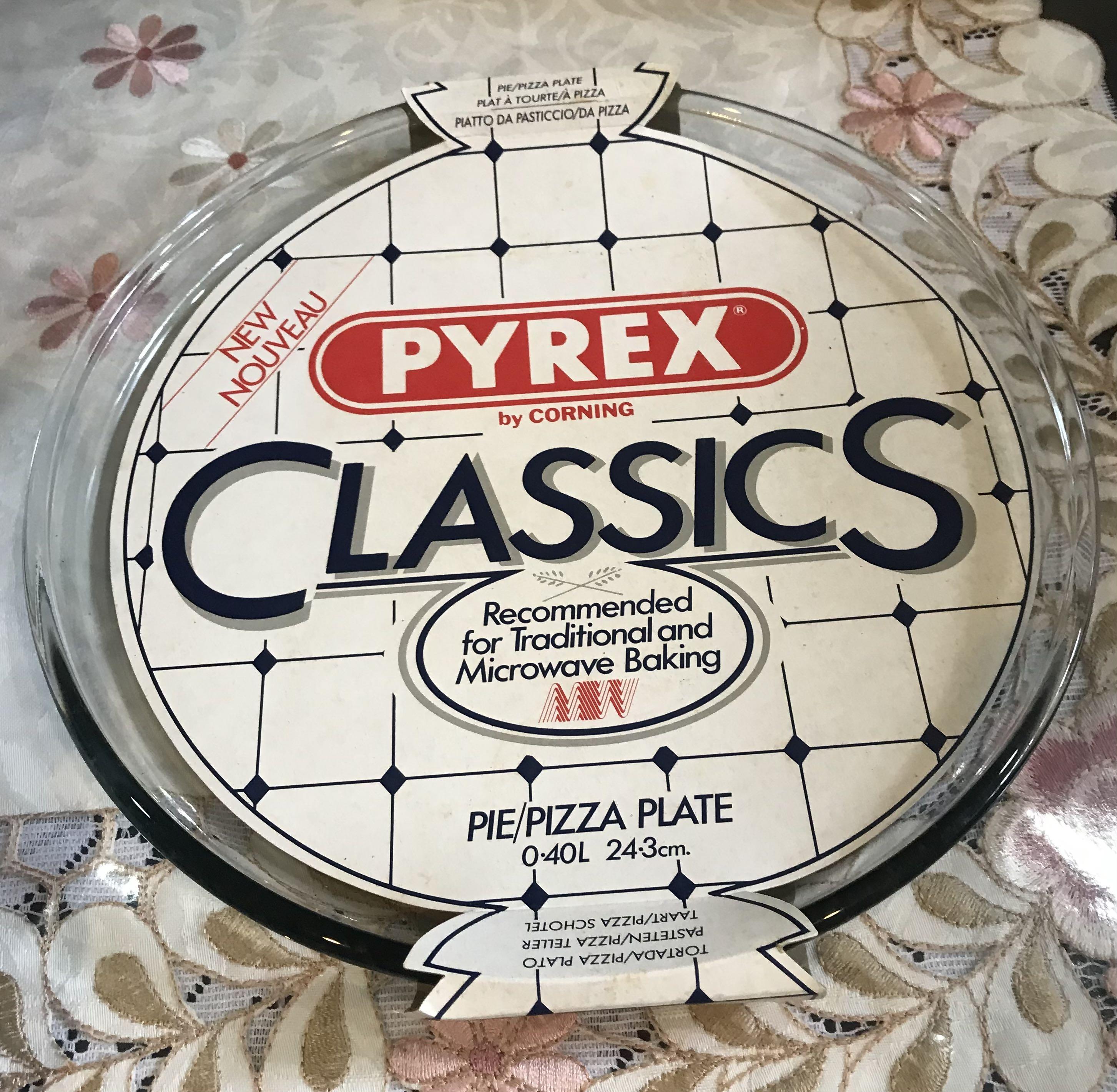 Pyrex Pie/Pizza Plate, Furniture & Home Living, Kitchenware & Tableware ...
