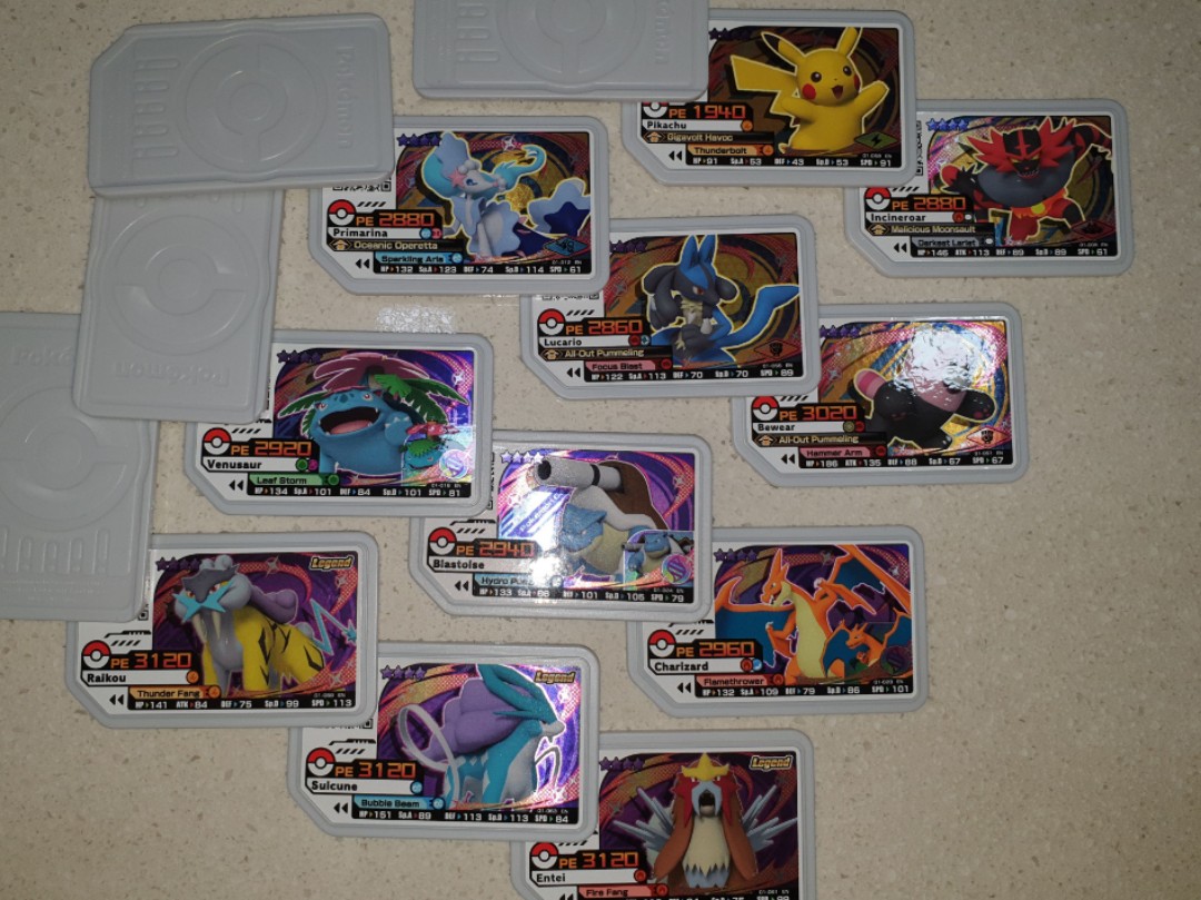 Rare Pokemon gaole 4stars! Entei suicune raikou charizard blastoise ...