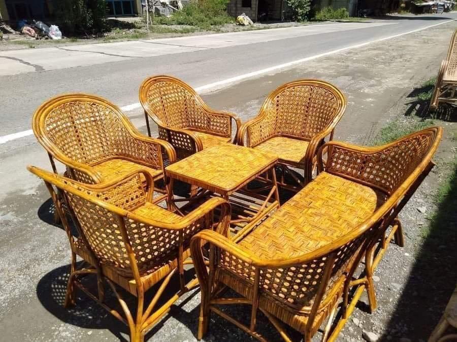 Rattan Solihiya SALA SET, Furniture & Home Living, Furniture, Sofas on ...