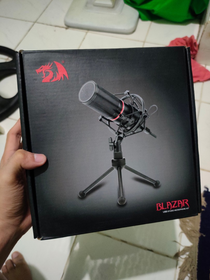 Redragon Gm300 Blazar Usb Microphone, Audio, Microphones on Carousell