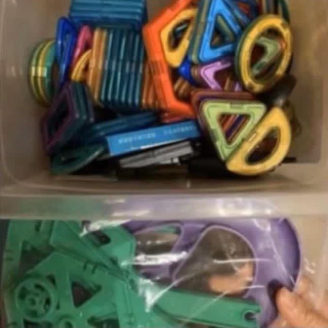 (SALES) MAGNET TILES 210 PCS (74 TILES) MAGFORMERS COMPATIBLE ...