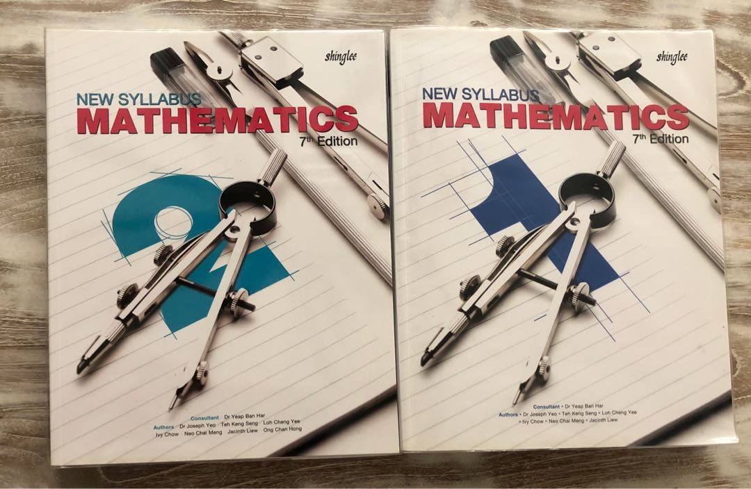 sec 1 & 2 New Syllabus Mathematics 7th Edition Textbook, Hobbies & Toys ...