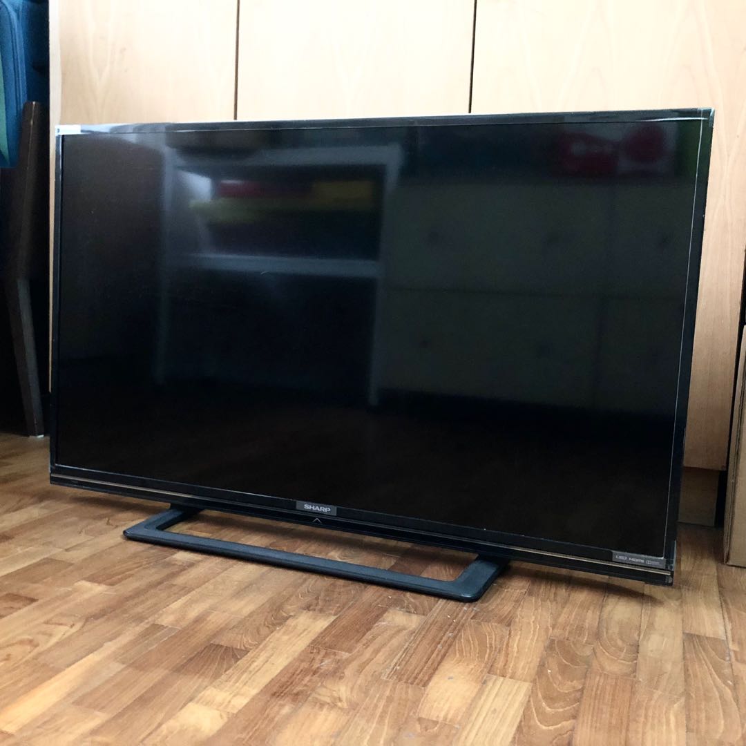 Sharp Aquos 46” TV, Full HD Ultra Slim LED LC, LC46LE450 – Black, TV ...