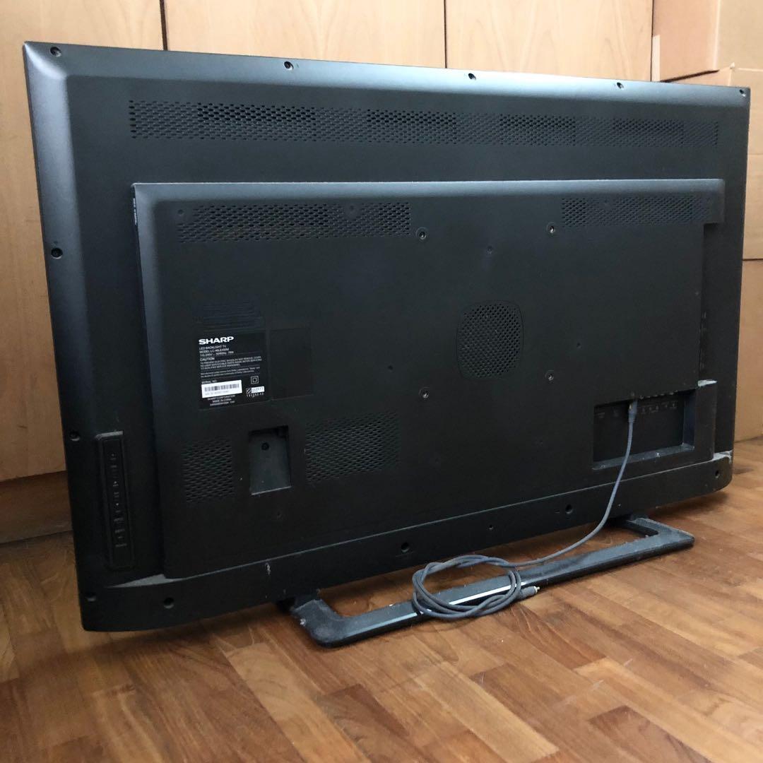 Sharp Aquos 46” TV, Full HD Ultra Slim LED LC, LC46LE450 – Black, TV ...