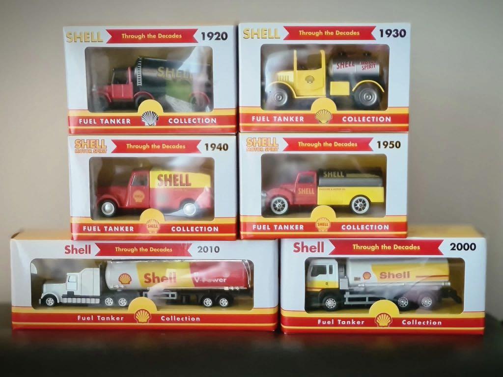 Shell Through the Decades Fuel Tanker Collection, Hobbies & Toys ...