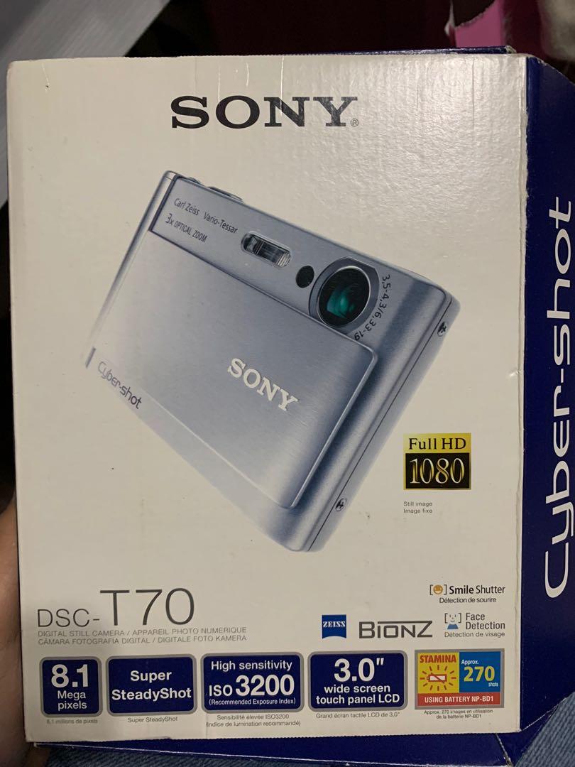 Sony Cyber-shot T70 DSC-T70, 攝影器材, 相機 - Carousell