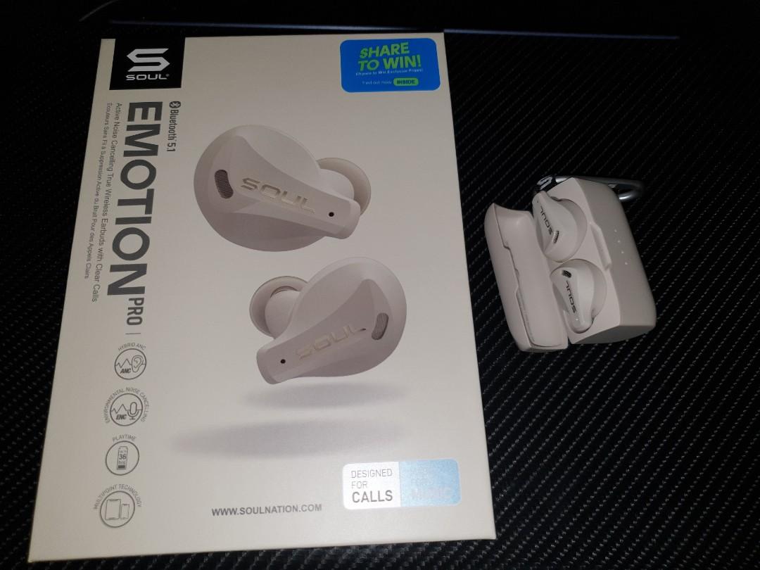 SOUL EMOTION PRO ANC True Wireless Earbuds Bluetooth 5.1, Audio ...