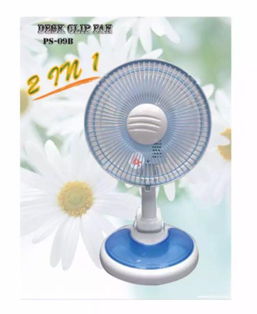 SoundTech 7" Desk Clip Fan (2 in 1), Furniture & Home Living, Lighting ...