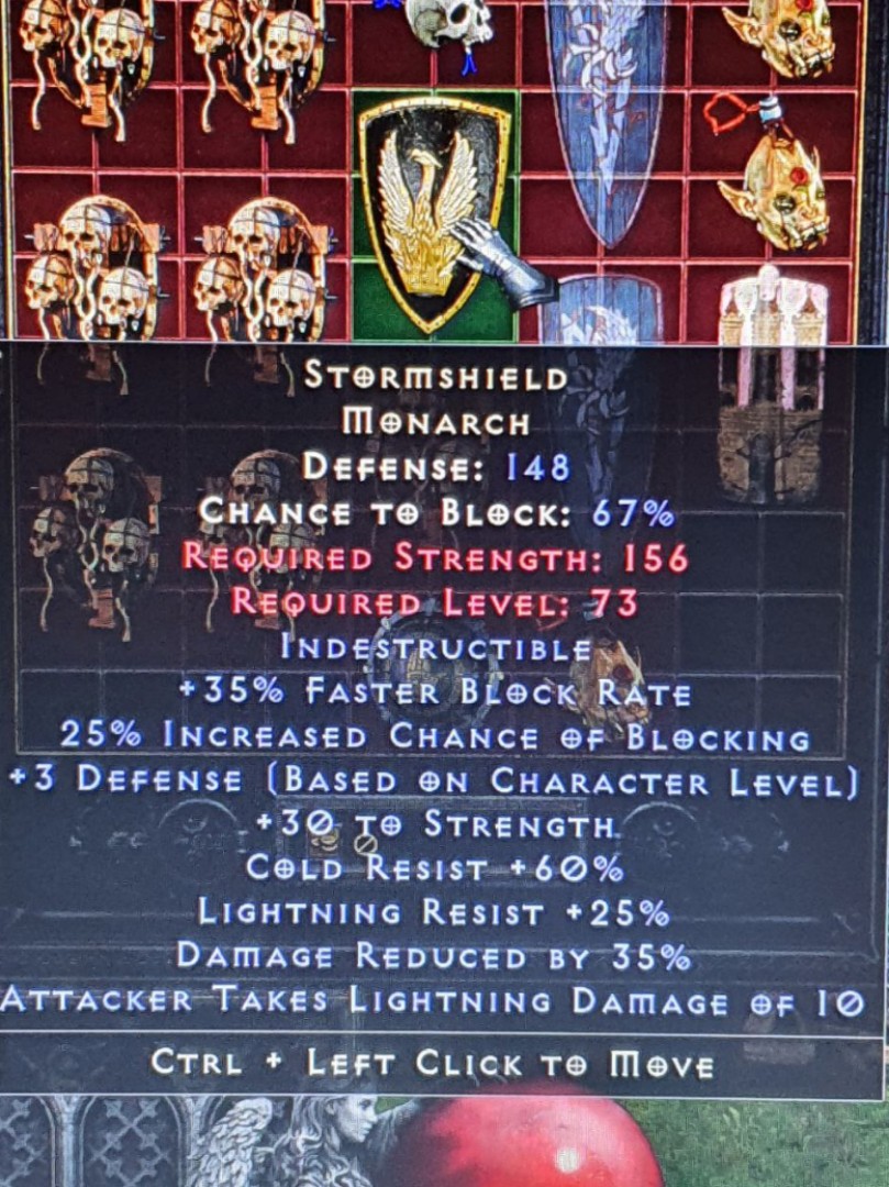 Stormshield Monarch D2R Diablo II Resurrected (Softcore) (PC/PS4/PS5 ...