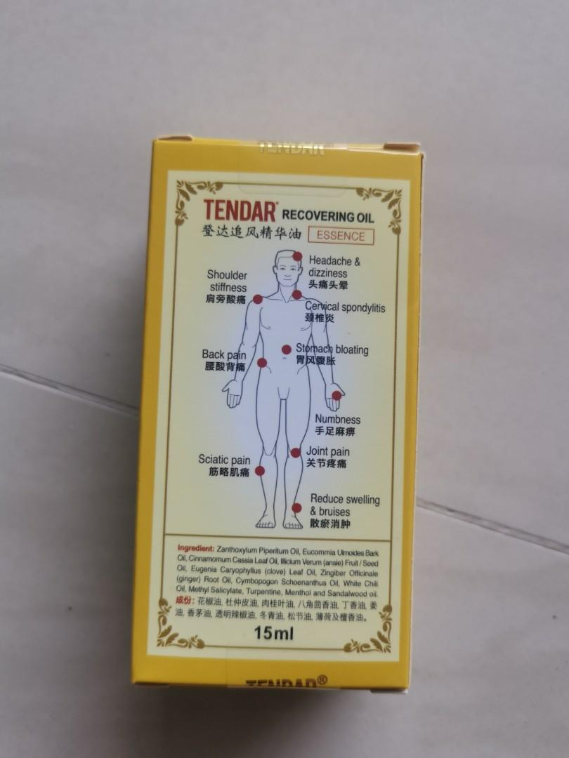 TENDAR-recovering oil, Health & Nutrition, Assistive & Rehabilatory ...