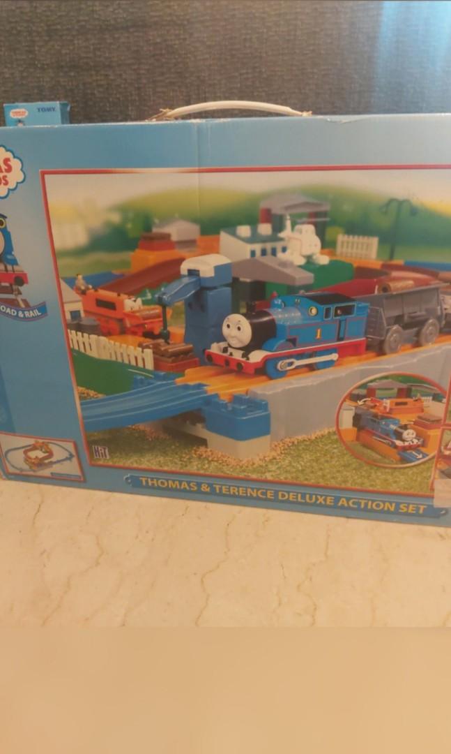 Thomas and friends Thomas and Terence Deluxe Action set for kids and ...