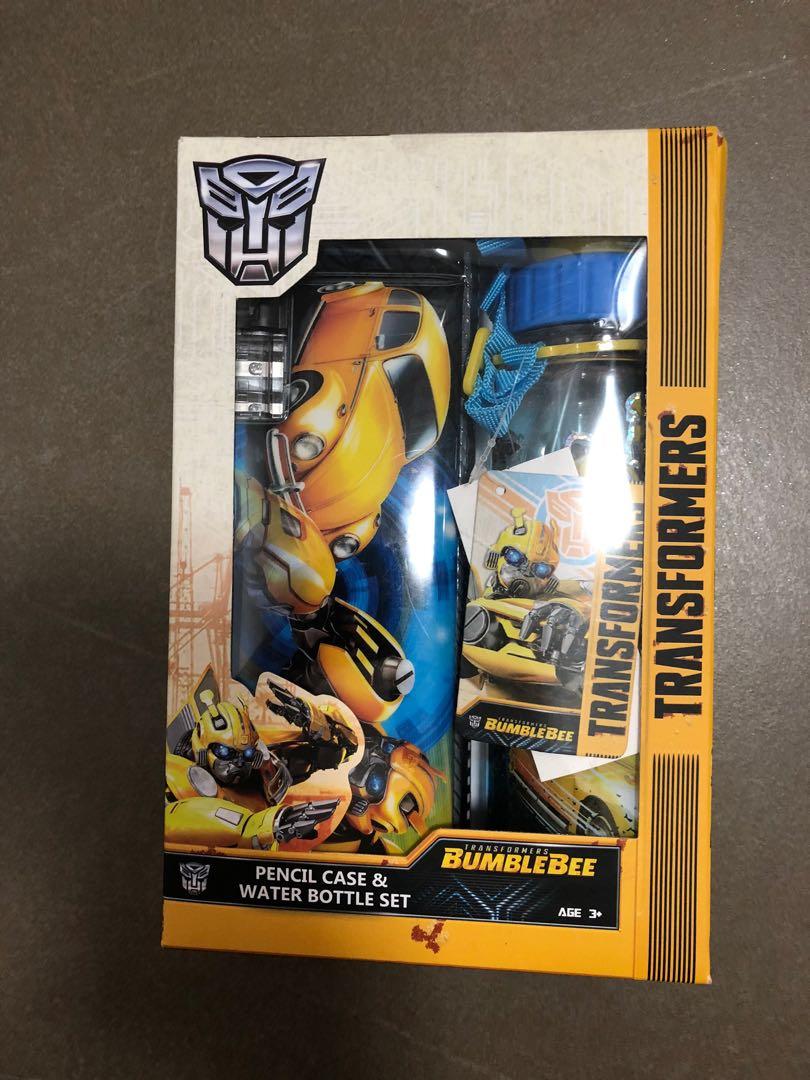 Transformers pencil case & water bottle set, Hobbies & Toys, Stationery ...