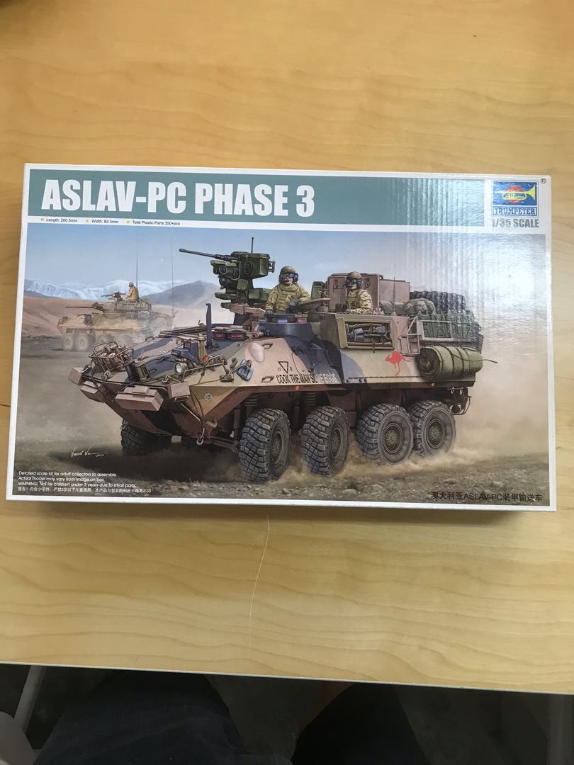 Trumpeter 1/35 ASLAV-PC Phase 3, Hobbies & Toys, Toys & Games on Carousell