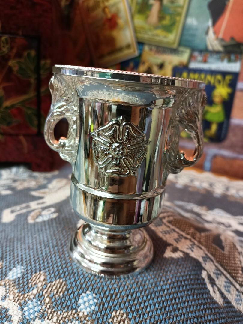 Vintage Grenadier Silver Plated Posy Vase / Urn With Liner ~And Lid ...