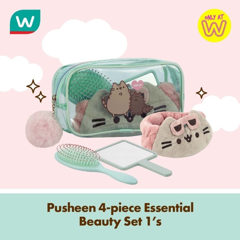 WATSONS PUSHEEN ESSENTIAL BEAUTY SET (4 PIECES), Beauty & Personal Care, Hair on Carousell