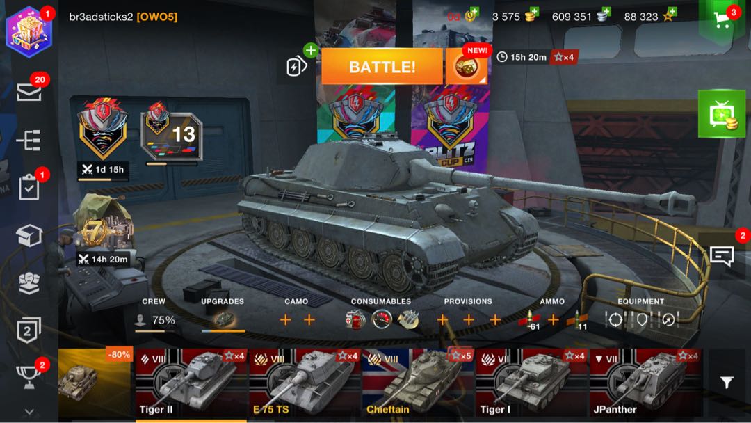 WOTB WORLD OF TANKS BLITZ ACCOUNT, Video Gaming, Gaming Accessories ...