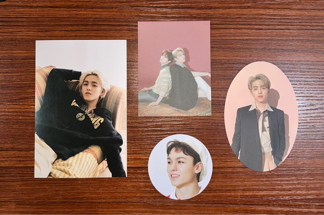 wts seventeen svt semicolon attacca scoups dino vernon album postcard ...