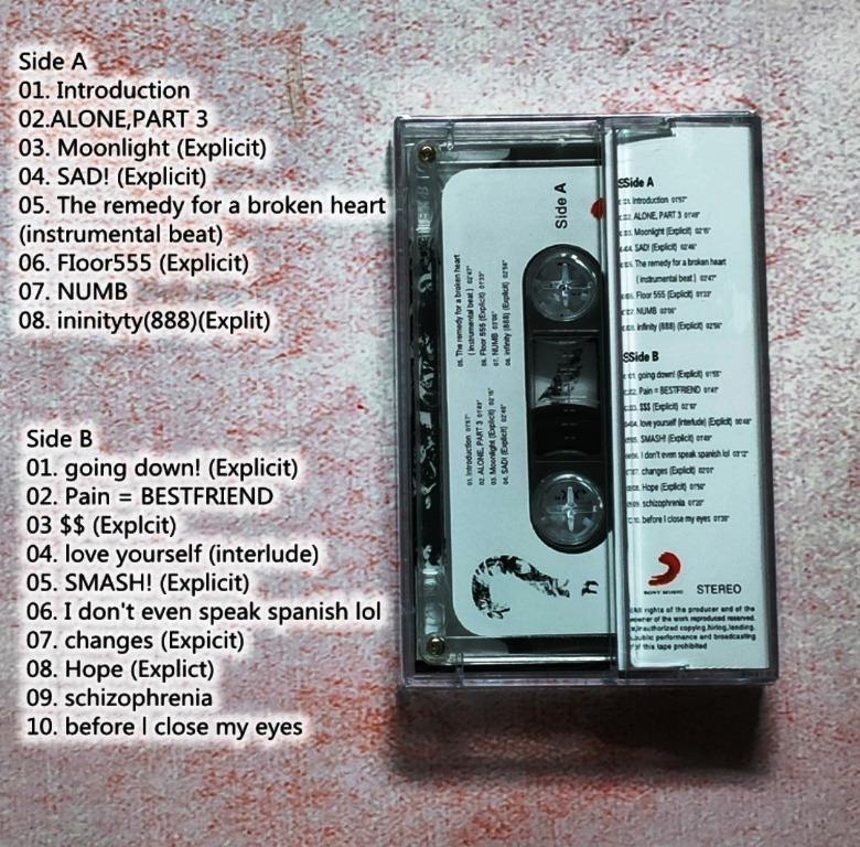 XXXTentacion Album ? (Explicit) Cassette Imported Limited Edition ...