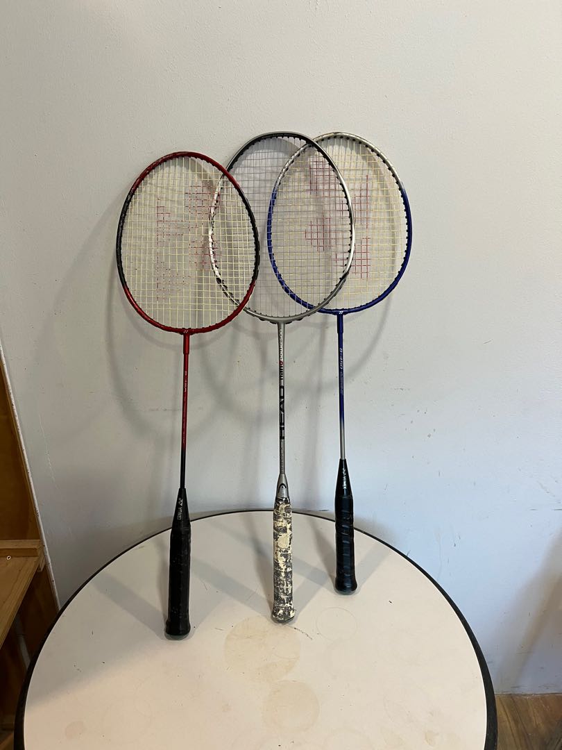 Yonex and Head badminton racket racquet, Sports Equipment, Sports ...
