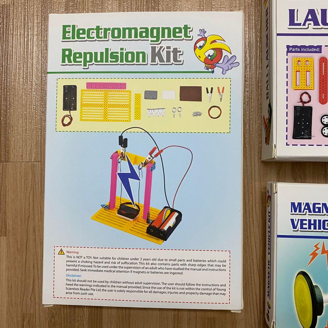 Young Scientist Experiment Kit (Electromagnet Repulsion Kit, Ball ...