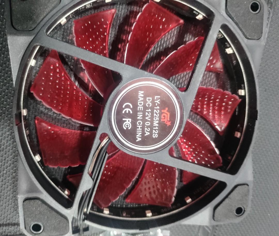 120mm Red LED Fan, Computers & Tech, Parts & Accessories, Computer ...